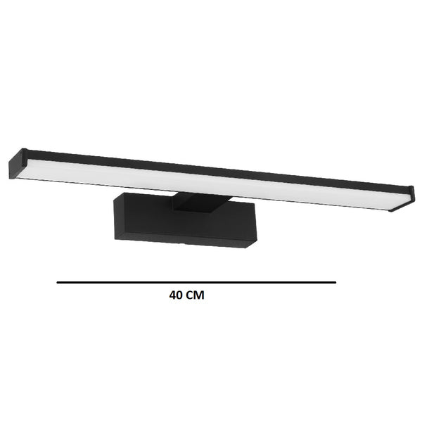 LED Matt Black Modern Picture Light 400mm - HomeLightsDIRECT