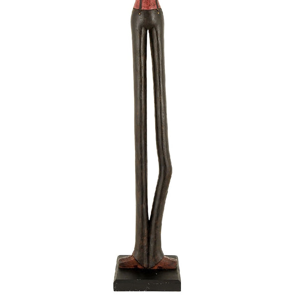 Brown & Red Resin Standing Jazz Violinist Musician Figurine 60cm ...