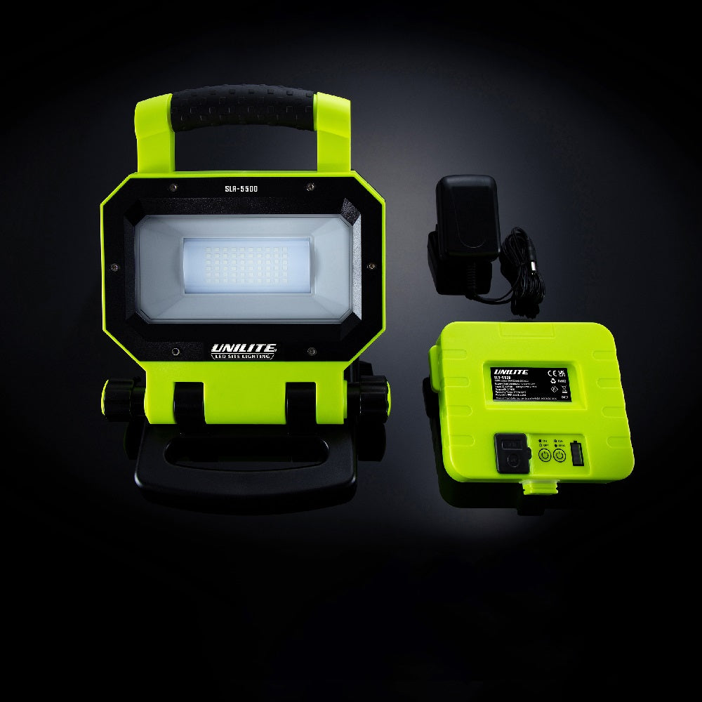 Unilite SLR-5500 LED Rechargeable Industrial Site Work Light 3500 Lm ...